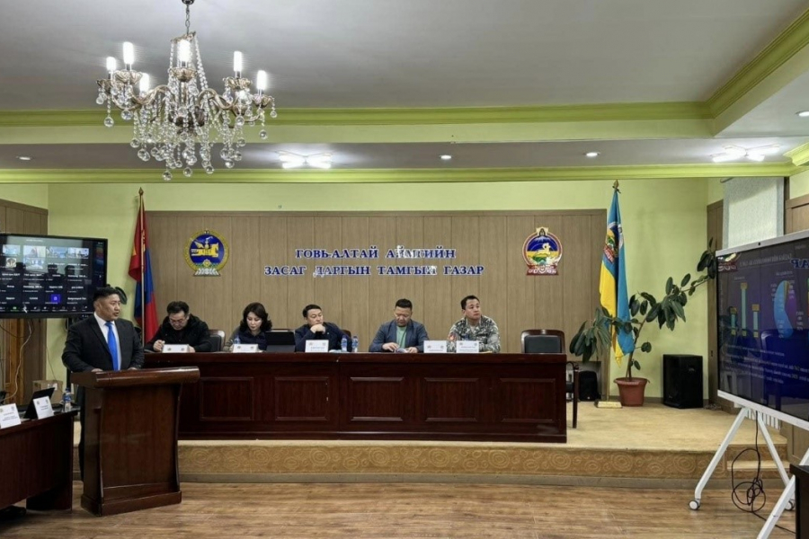 ЗГХЭГ ын дарга Д Амарбаясгалан баруун аймгуудад ажиллаж байна