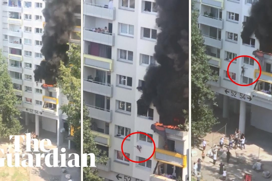 ВИДЕО Ах дүү хоёр галаас зугтан гурван давхраас үсэрчээ