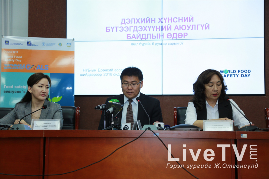 Live Дэлхийн хүнсний аюулгүй байдлын өдөр