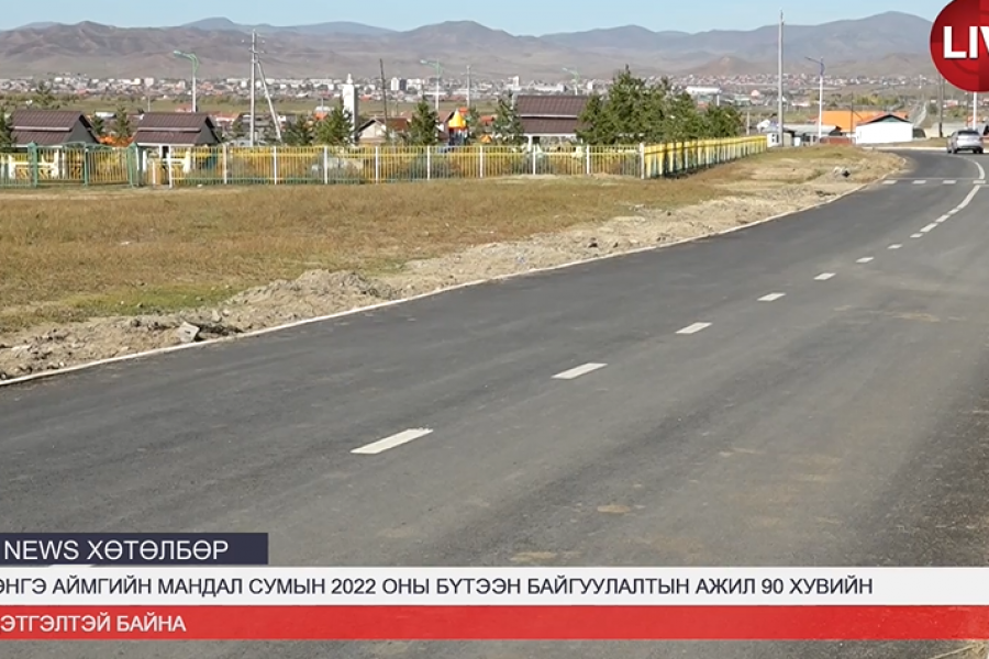 Сэлэнгэ аймгийн Мандал сум 2022 онд төлөвлөсөн ажлаа 90 хувь гүйцэтгэжээ